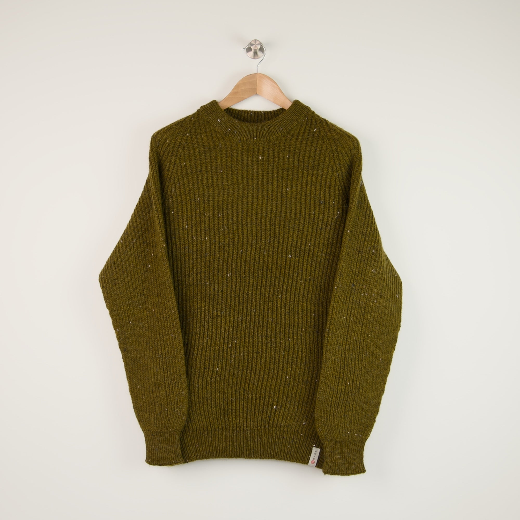 British Wool Seamless - Hawking - Khaki Nepp – Mars Knitwear