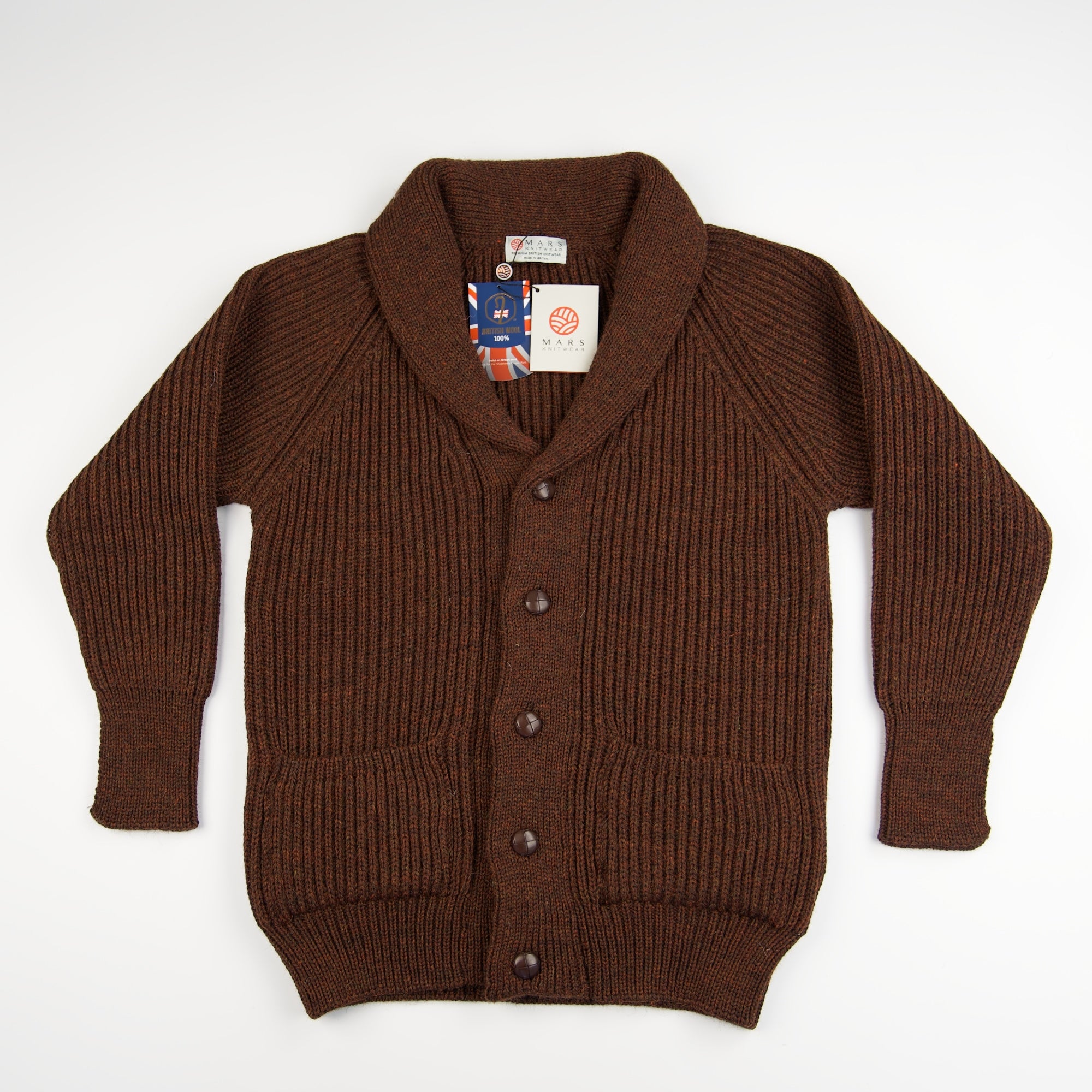 British Wool - William - Sable Brown – Mars Knitwear