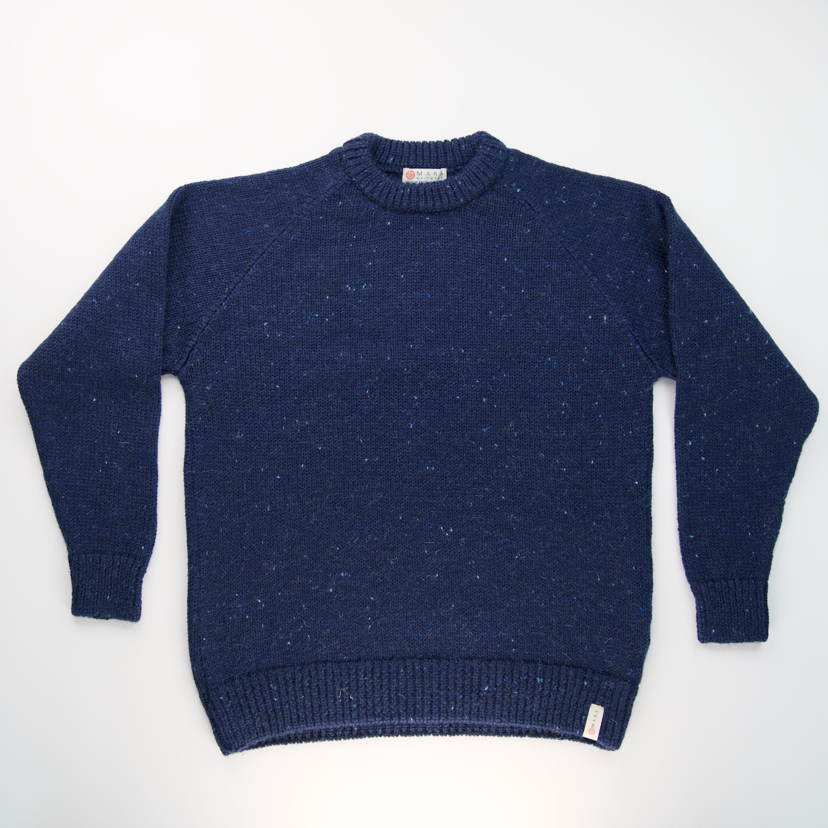 British Wool - Raglan Nepp - Blue John – Mars Knitwear