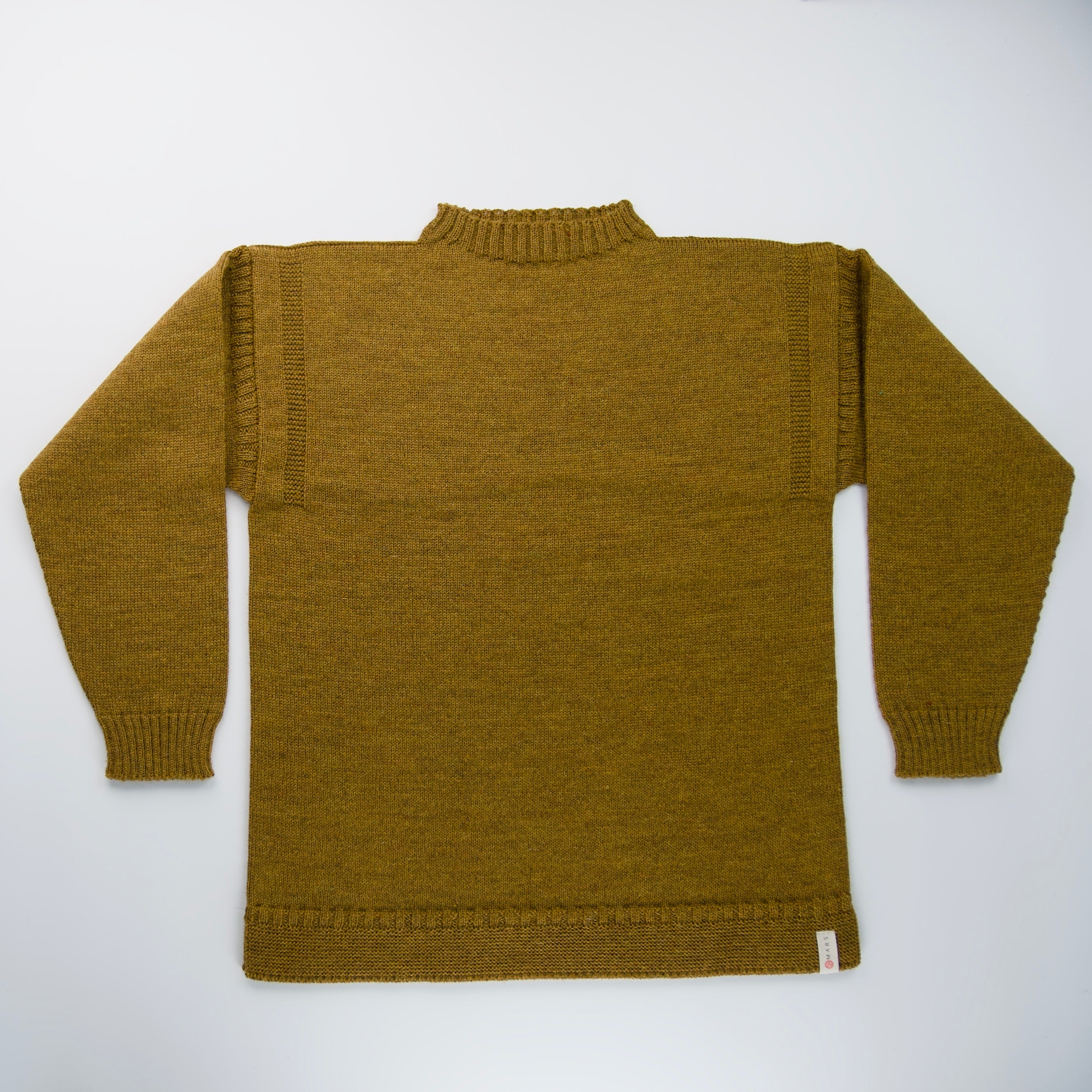 British Wool Seamless Gansey - Harvest – Mars Knitwear
