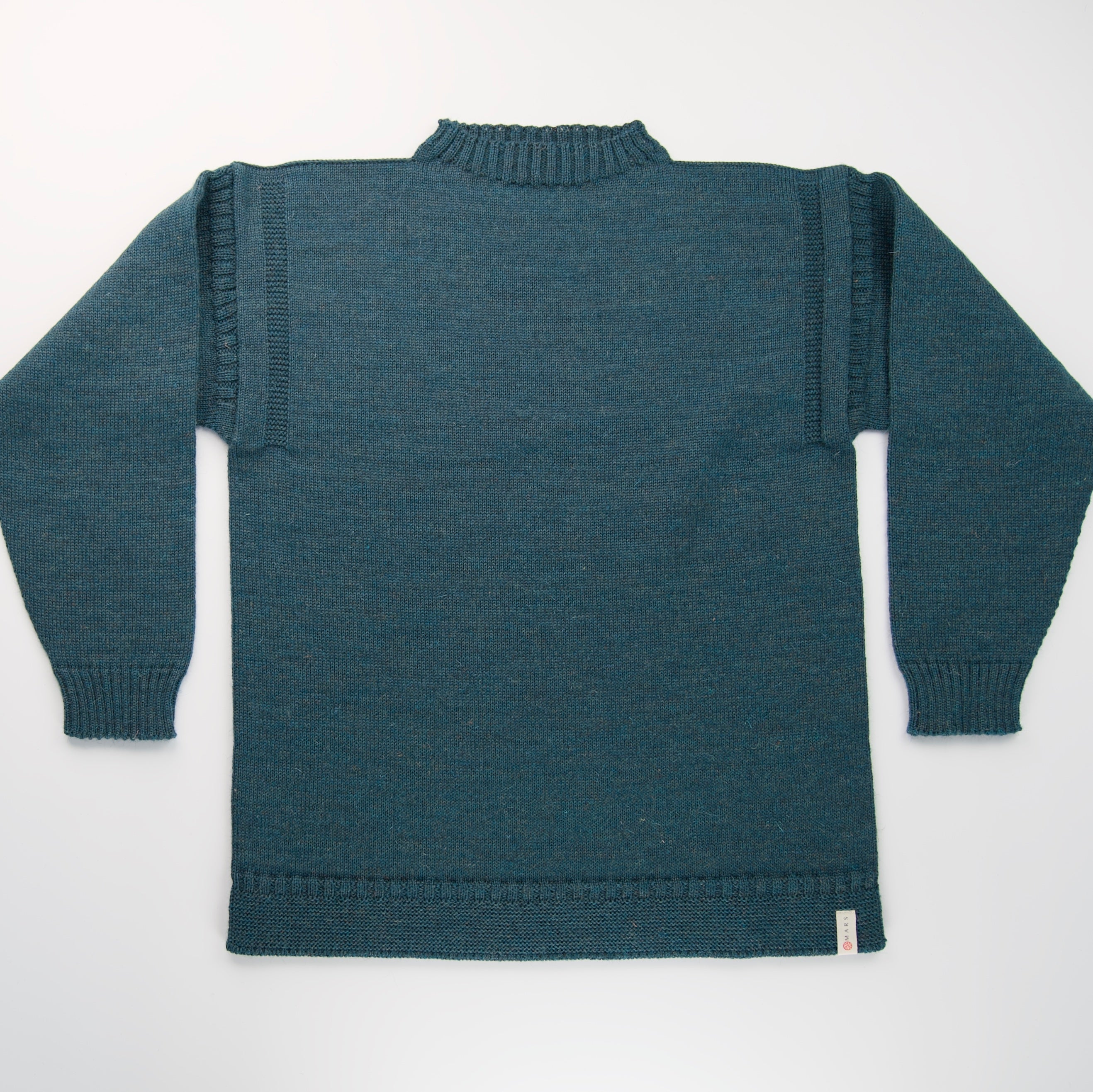 British Wool Seamless Gansey - Mallard – Mars Knitwear
