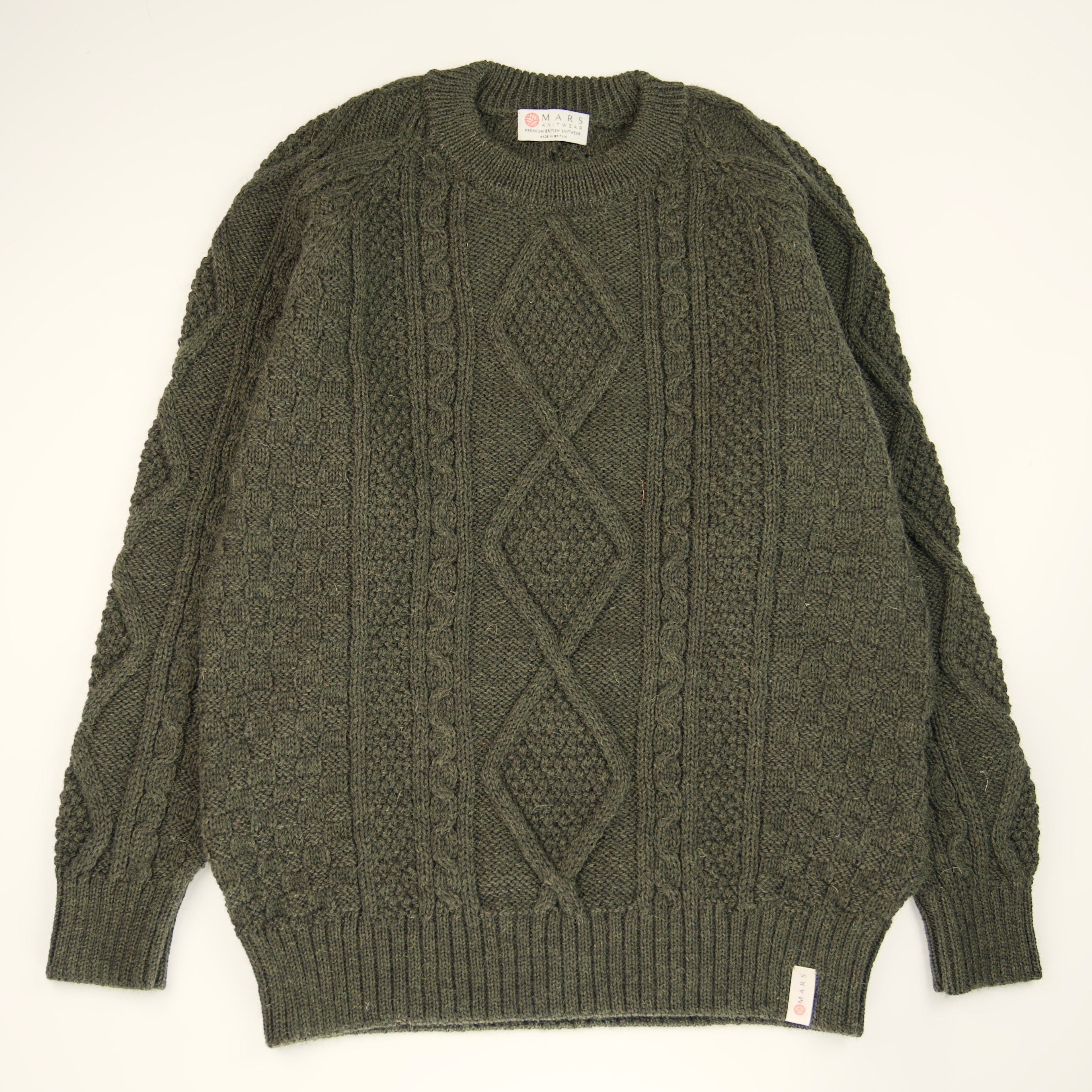 British Wool - Cullinan - Moss – Mars Knitwear