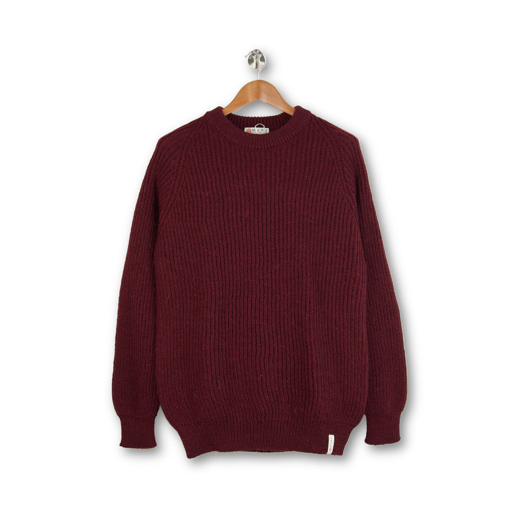 British Wool Seamless - Hawking - Burgundy – Mars Knitwear British Wool Seamless - Hawking - Burgundy – Mars Knitwear